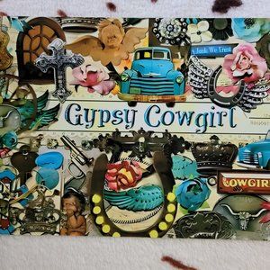 Country Grace With Alisha | Accents | Gypsy Cowgirl Western Tin Sign ...